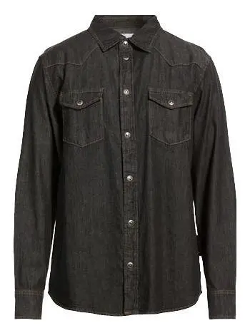 RICHMOND X Denim Shirt Size Cotton - Black