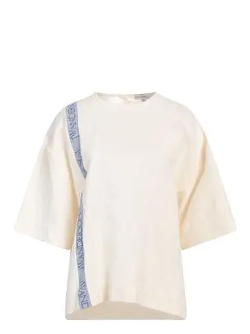 JW Anderson Top Cream Size Cotton, Linen - White