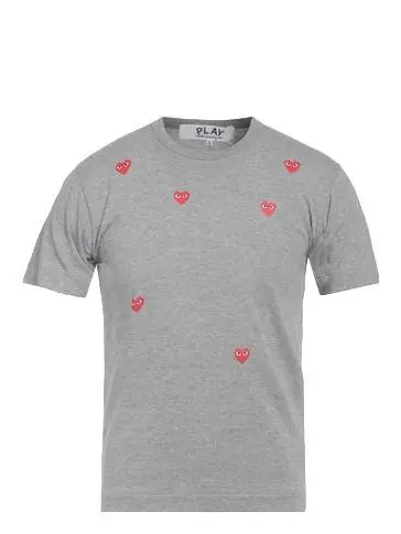 Play Comme Des Garcon T-shirt Size Cotton - Grey