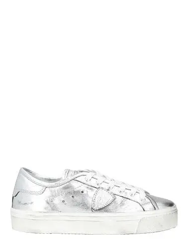 Philippe Model Calfskin Low-top Sneakers - Silver
