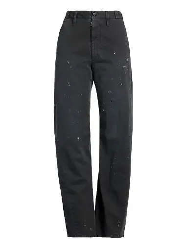 MAISON MARGIELA Straight-leg Tie-dyed Cotton Pants - Black
