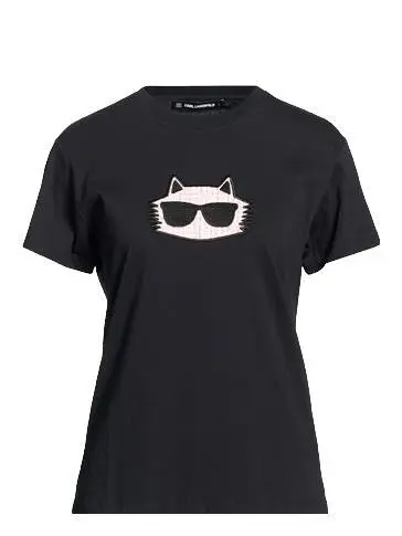 Karl Lagerfeld Cotton Jersey T-shirt - Black