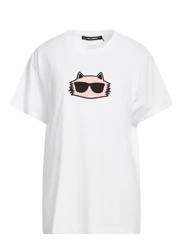 Karl Lagerfeld T-shirt Size Cotton - White