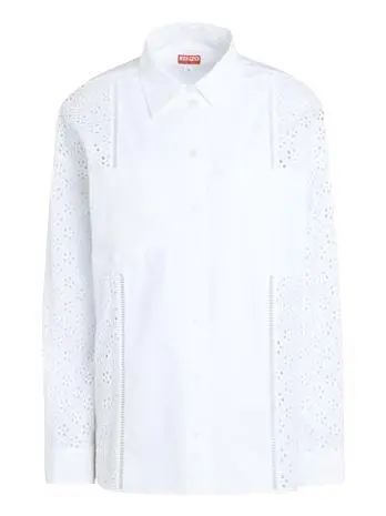 Kenzo Cotton-polyester Blend Shirt - White