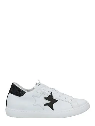 2STAR Soft Leather Sneakers - White