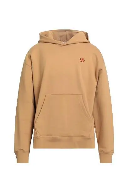 Kenzo Sweatshirt With Floral Appliqués - Camel