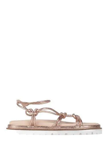 TOSCA BLU Metallic Sandals - Rose Gold