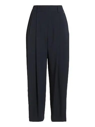 Armani Exchange Wide-leg High-waisted Pants - Blue