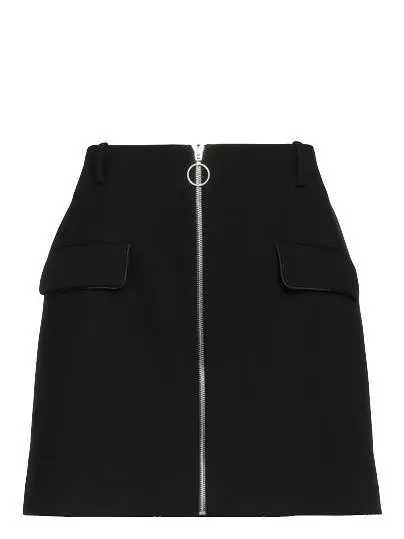 Maje Mini Flared Skirt - Black
