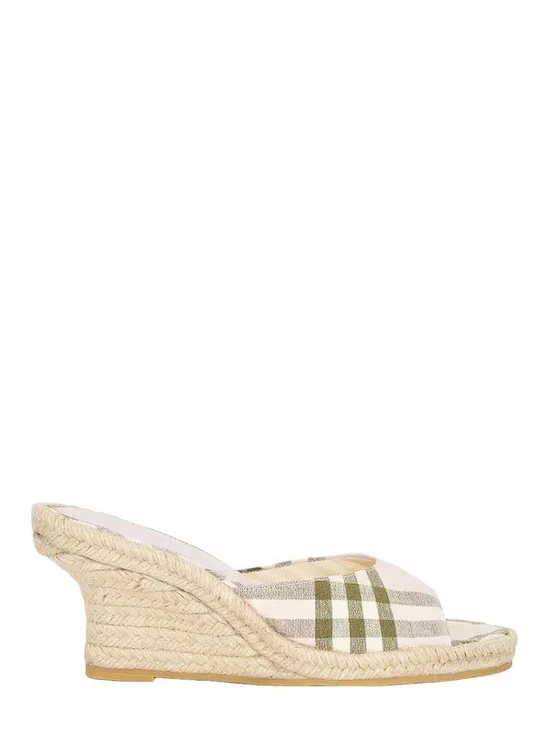 Burberry Mews Espadrille - Mallow Pink Ip Check