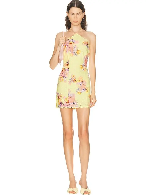 Hemant & Nandita Kysha Mini Dress - Yellow
