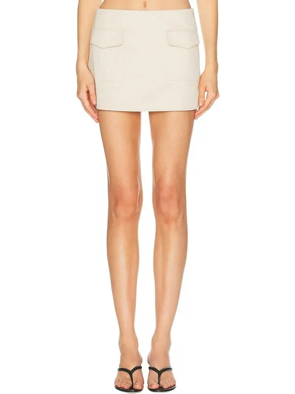 ALFIE Mini Valletta Skirt - Sand