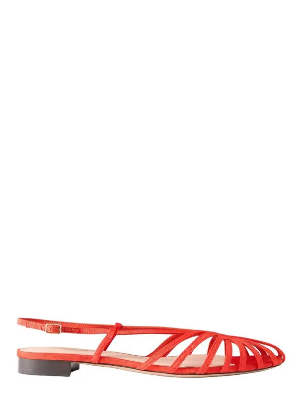 LOEFFLER RANDALL Devon Grosgrain Sandals - Red