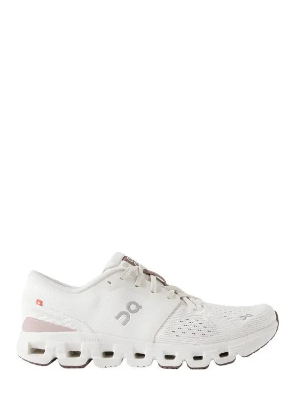 On Cloud X Recycled-mesh Sneakers - White