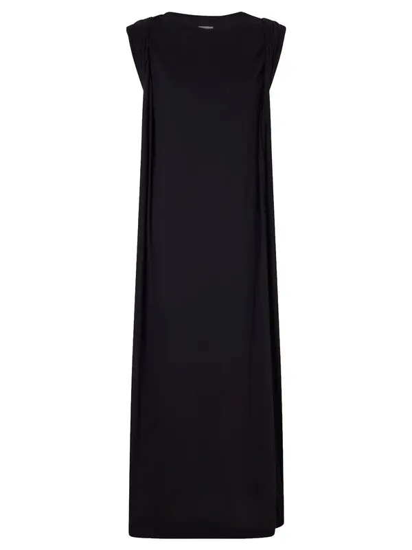 Dries Van Noten Hutty Cotton-jersey Maxi Dress - Black