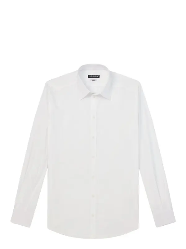 Dolce & Gabbana Cotton Oxford Shirt - White
