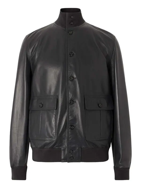 VALSTAR Valstarino Nappa Leather Jacket - Black