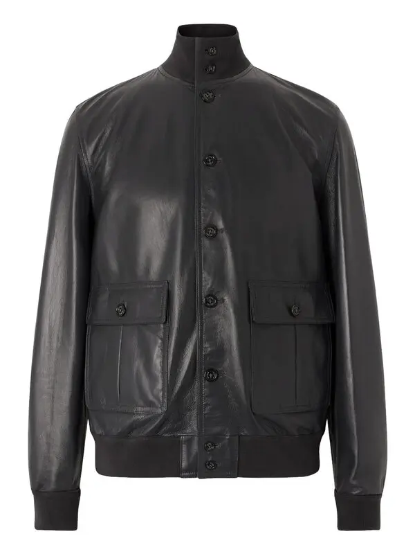 VALSTAR Valstarino Nappa Leather Jacket - Black
