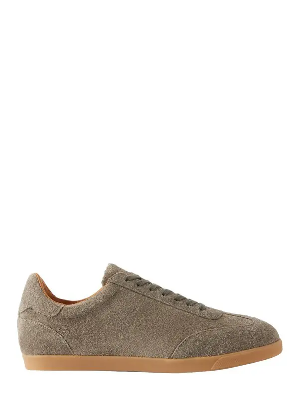 Mr P. Suede Low Top Sneakers - Green