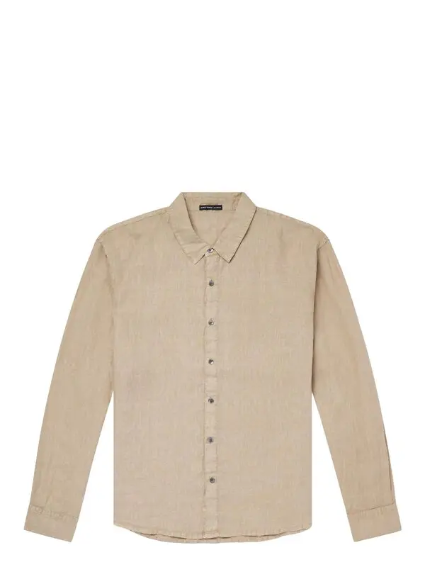 JAMES PERSE Linen Canvas Shirt - Neutrals
