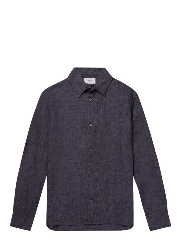 Mr P. Linen Shirt - Gray