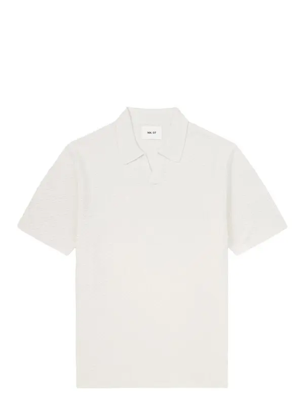 Nn07 Paul 60016 Cotton Polo Shirt - White