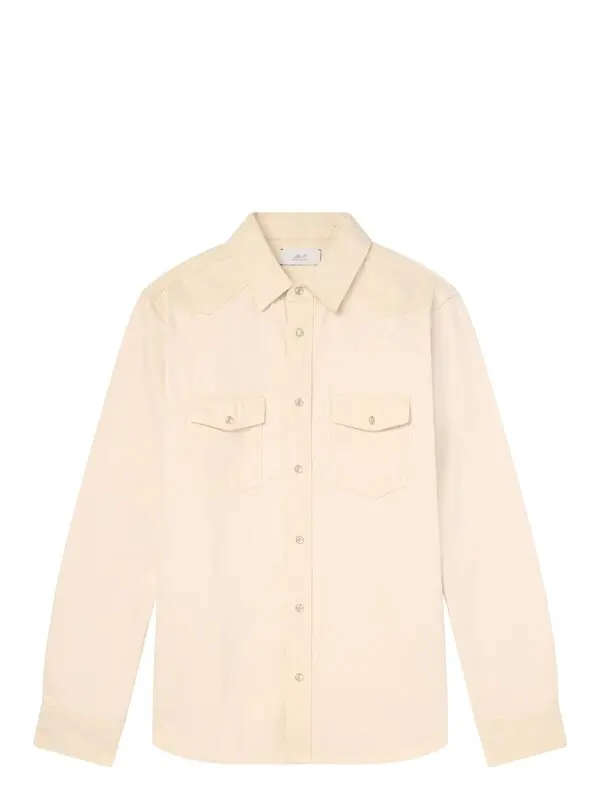 Mr P. Western Denim Shirt - Neutrals