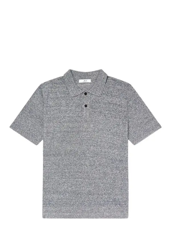 Mr P. Linen And Cotton-blend Polo Shirt - Gray