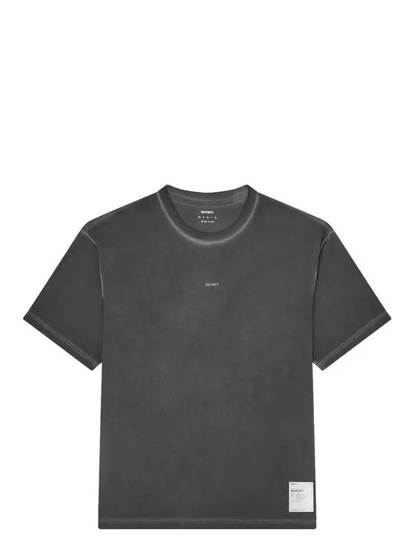 Satisfy Logo-print Auralite™ T-shirt - Black