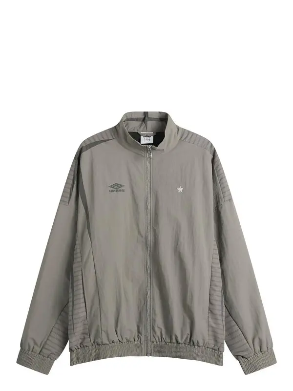 UMBRO Relaxed Fit Track Jacket - Brushed Nickel/volcanic Ash