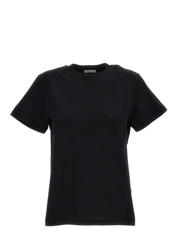 Moncler Short Sleeve T-shirt - Black