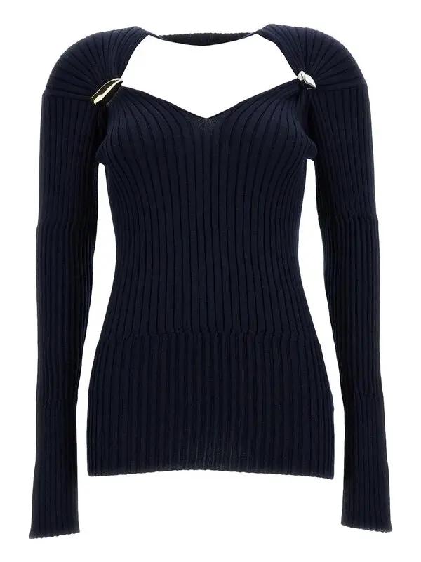 Bottega Veneta Cashmere And Silk Sweater - Blue