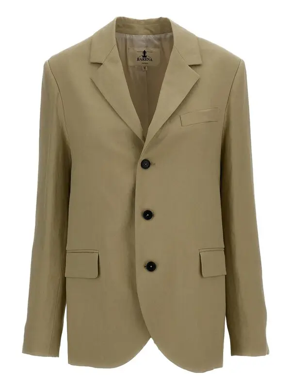 Barena Venezia Faliero Linen-blend Jacket - Green