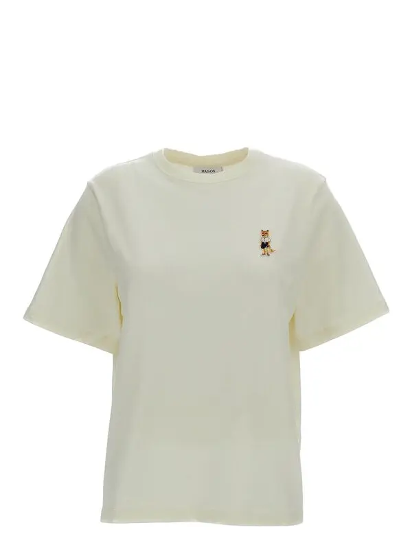 Maison Kitsuné Cotton T-shirt - Beige