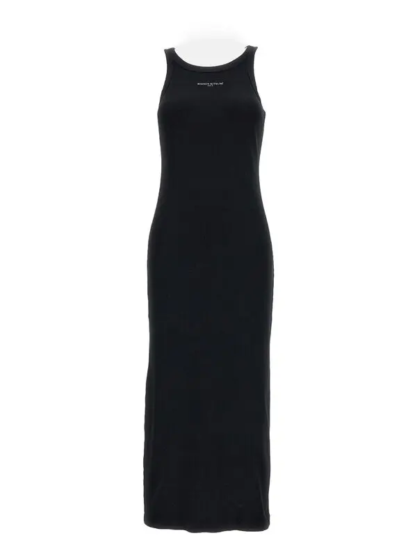 Maison Kitsuné Long Knit Dress - Nero