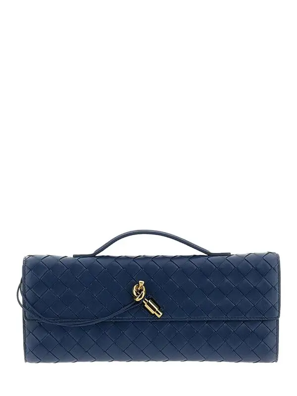 Bottega Veneta Andiamo Clutch - Blue