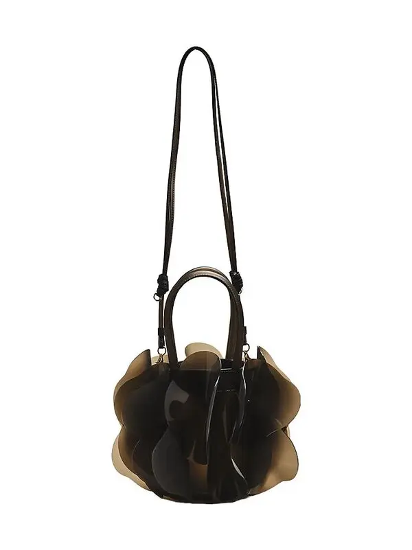 Farm Rio Jelly Flower Handbag - Black