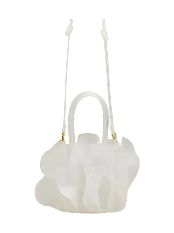 Farm Rio Jelly Flower Handbag - Ivory