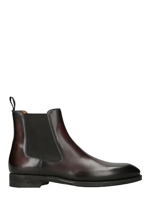 Magnanni Madison Leather Chelsea Boots - Dark Brown