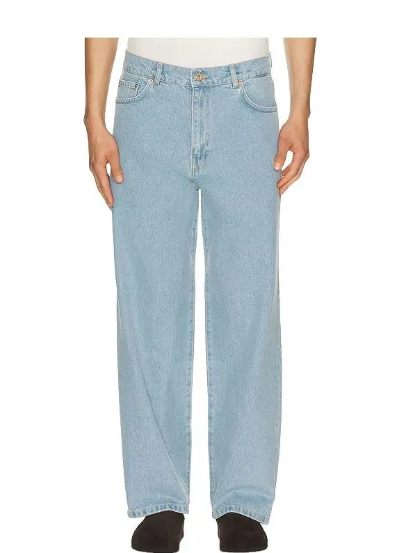 STAN RAY Wide Leg Denim Jeans - Blue
