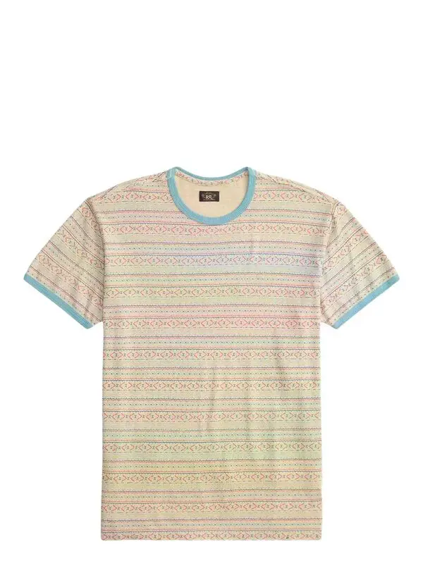 Ralph Lauren Geometric-pattern T-shirt - Neutrals