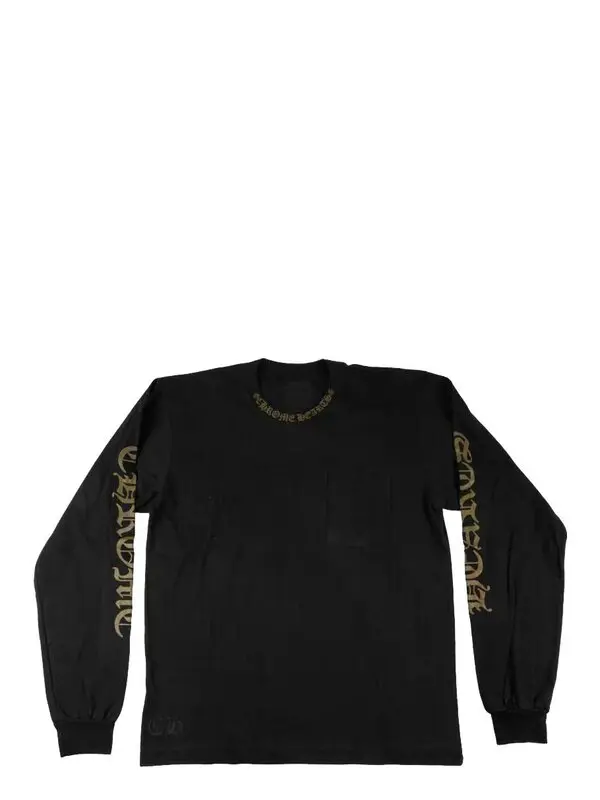 Chrome Hearts Logo-print Long-sleeve T-shirt - Black