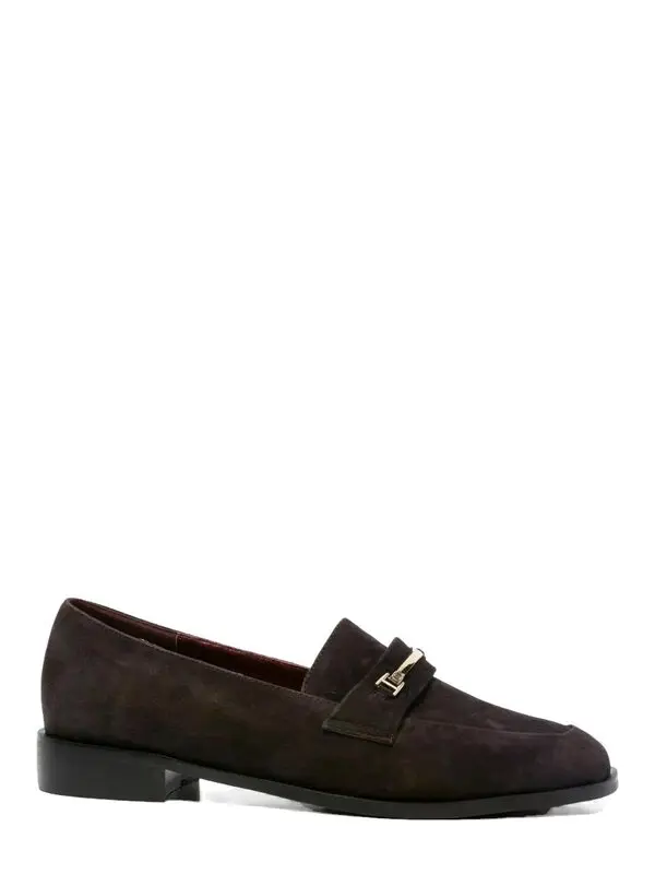 LINDA BAUMANN Horsebit Loafers - Brown