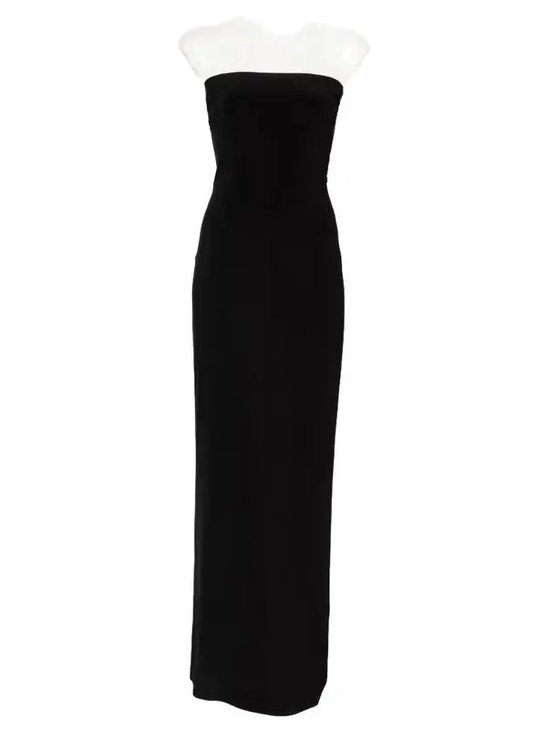 Norma Kamali Strapless Maxi Dress - Black