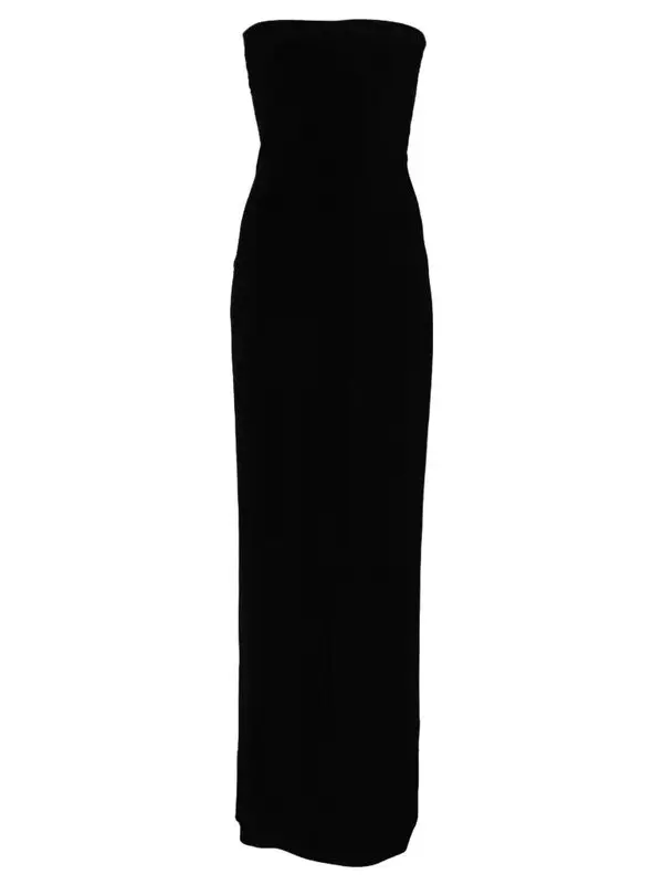 Norma Kamali Strapless Maxi Dress - Black