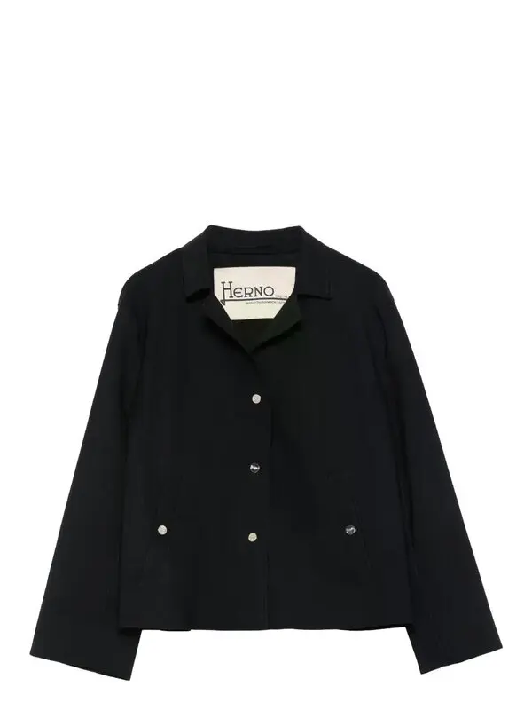 Herno Buttoned Jacket - Black