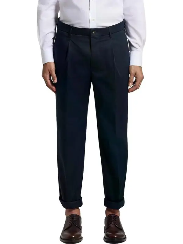 Peserico Pleated Trousers - Blue