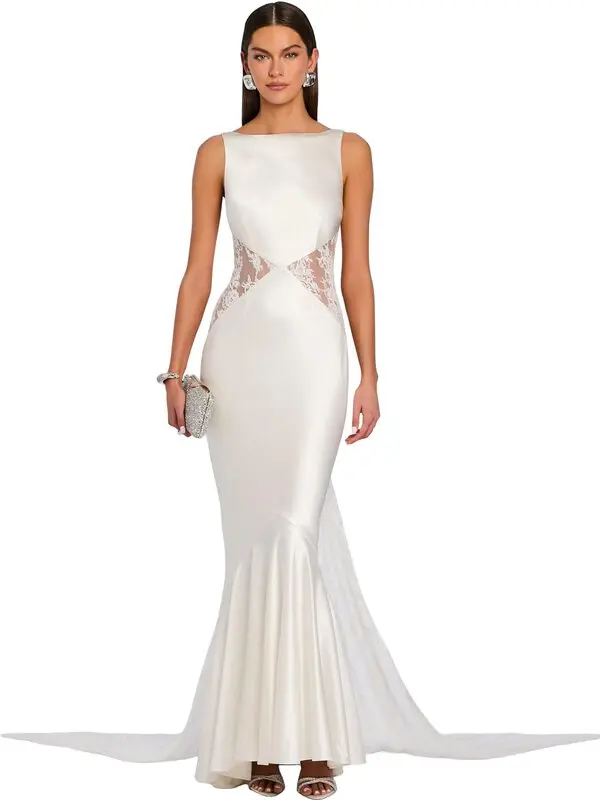 Retrofete Analuisa Lace Gown - Ivory