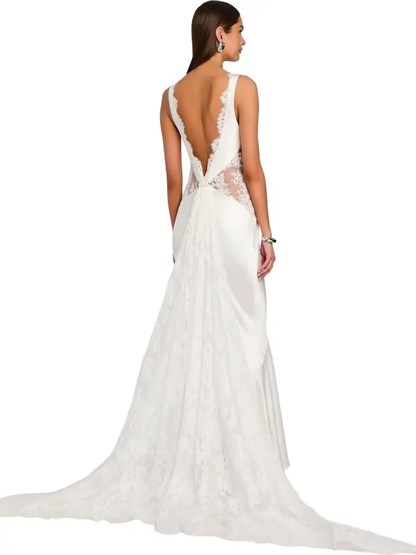 Retrofete Analuisa Lace Gown - Ivory