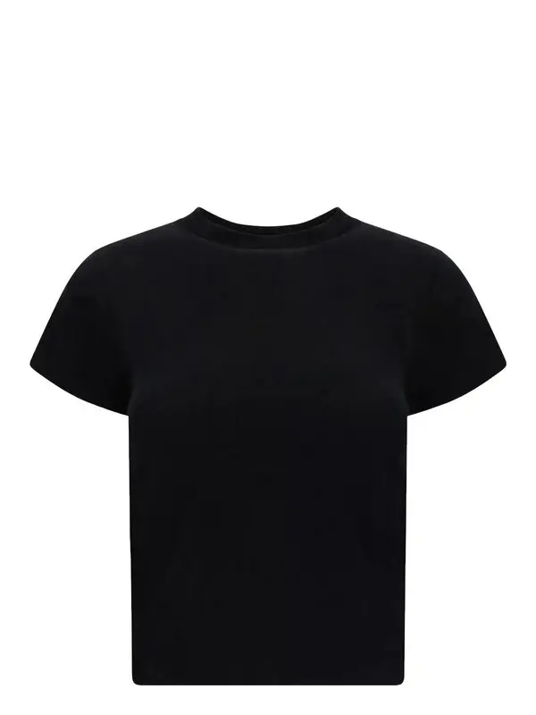 THE ROW Round-neck Cotton T-shirt - Black